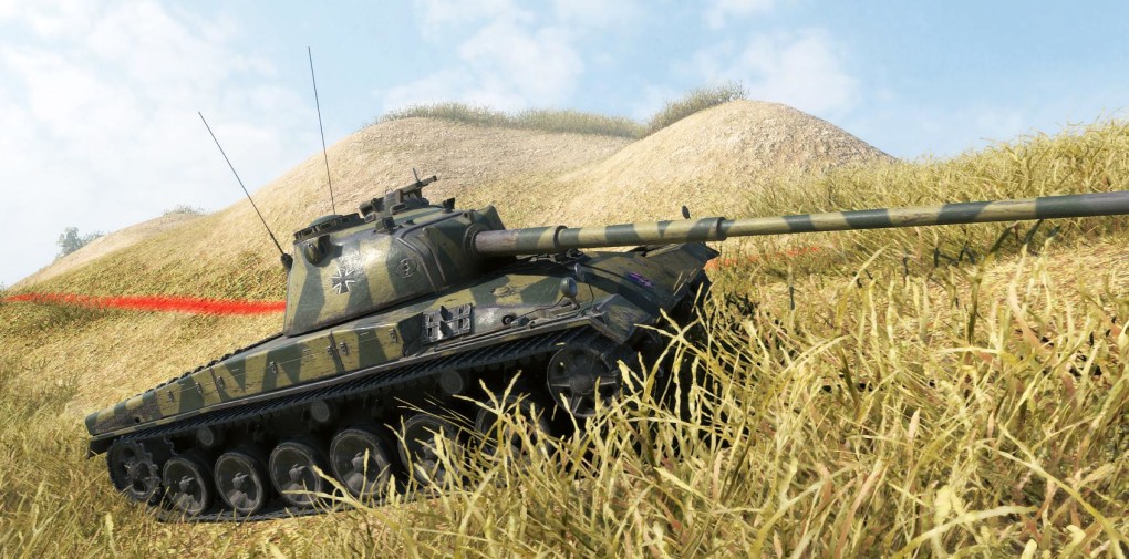 World of Tanks Panzer 58 HD in game model pictures - MMOWG.net