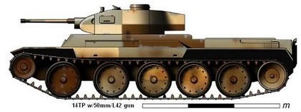 World of Tanks 14tp L42 50mm Polish medium tank - MMOWG.net