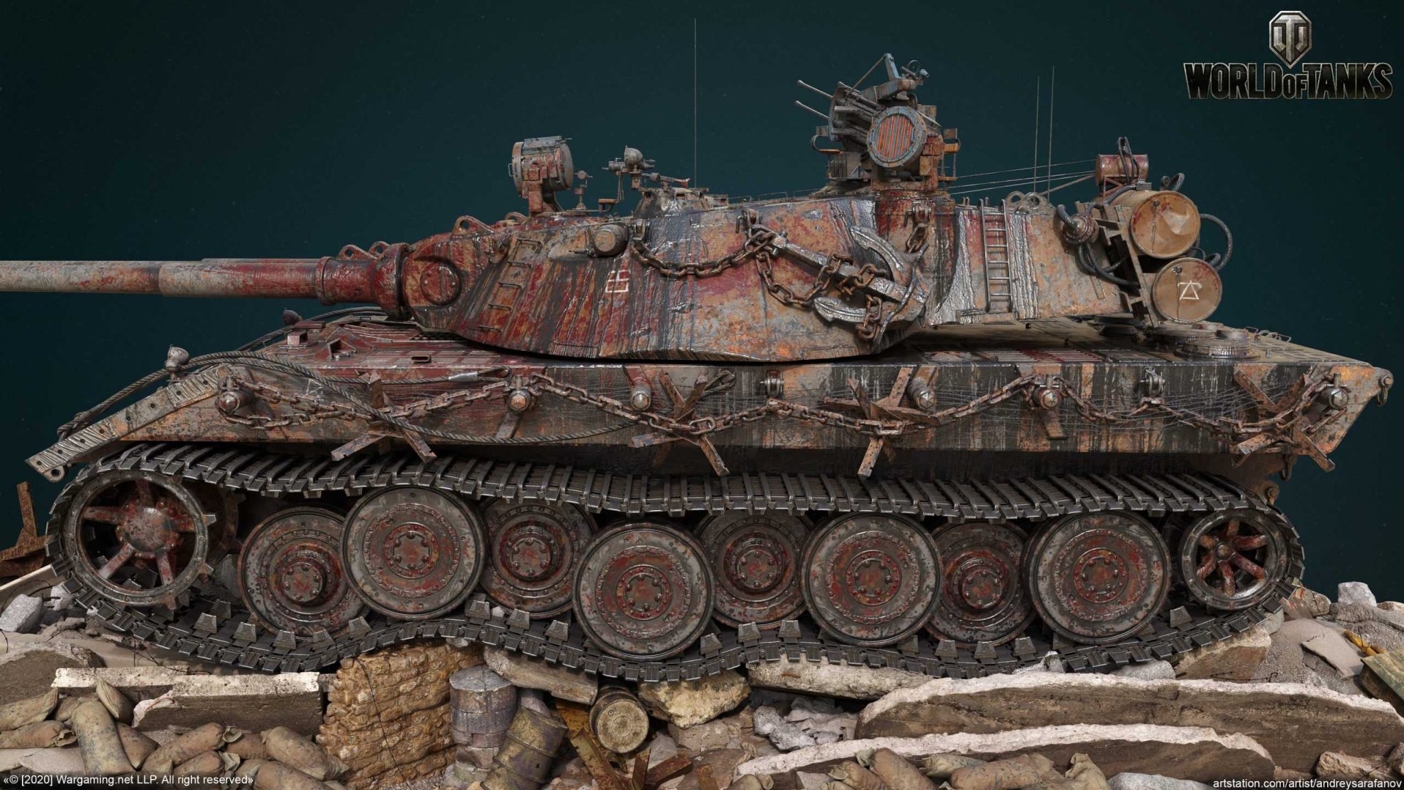 World of Tanks - Artstation - Halloween 2020 - The Immortal - renders ...