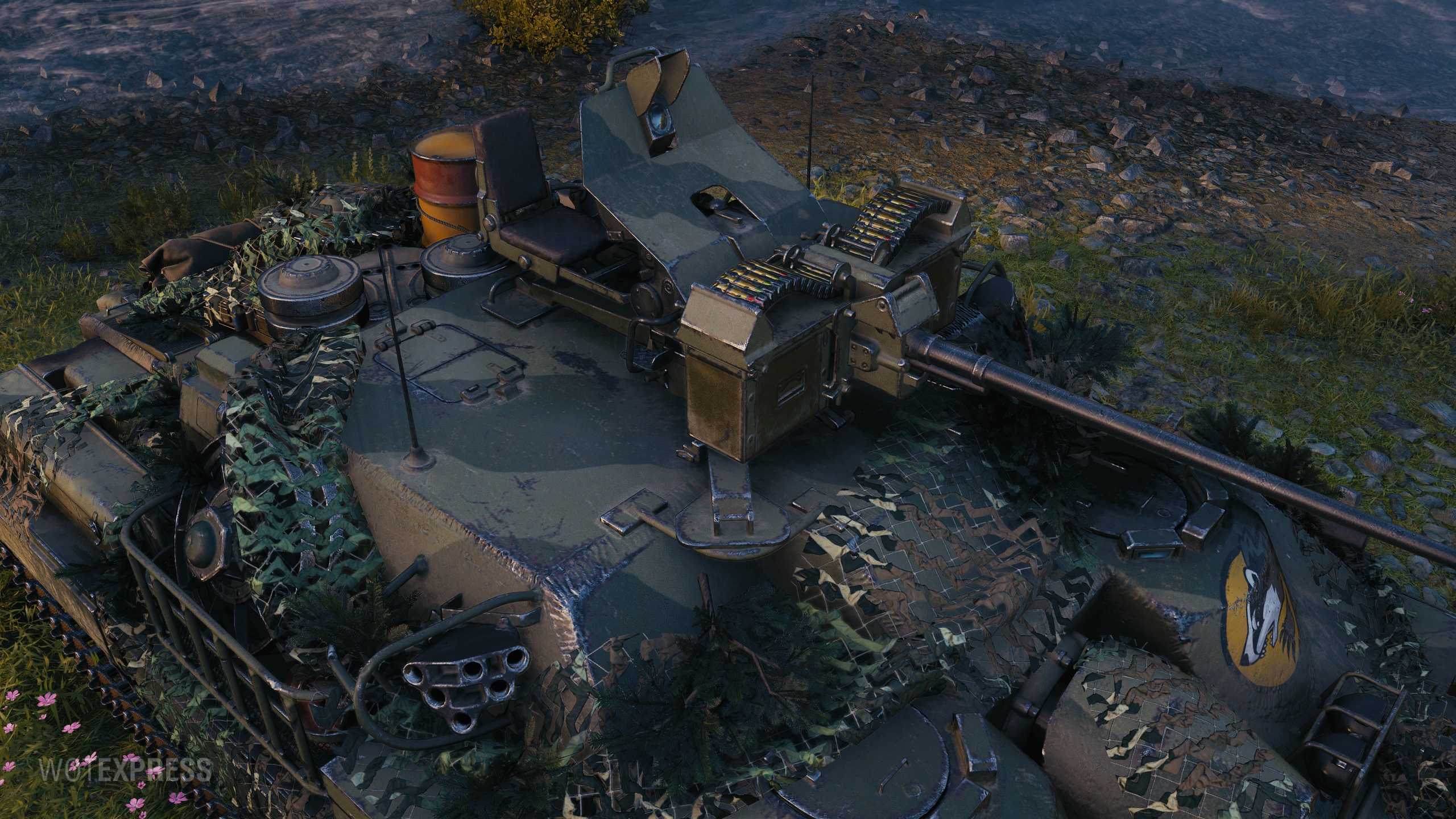 World of Tanks 1.11 - Mordred - the new 3d style for the FV217 Badger - MMOWG.net