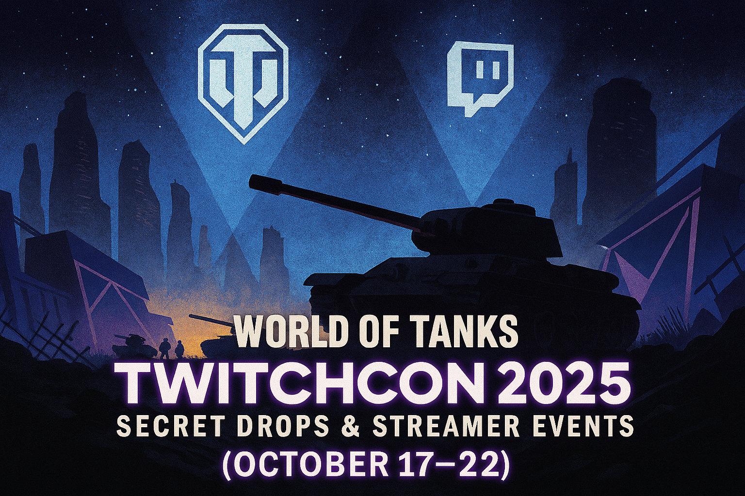 World of Tanks - TwitchCon 2025 - Drops and Events - MMOWG.net